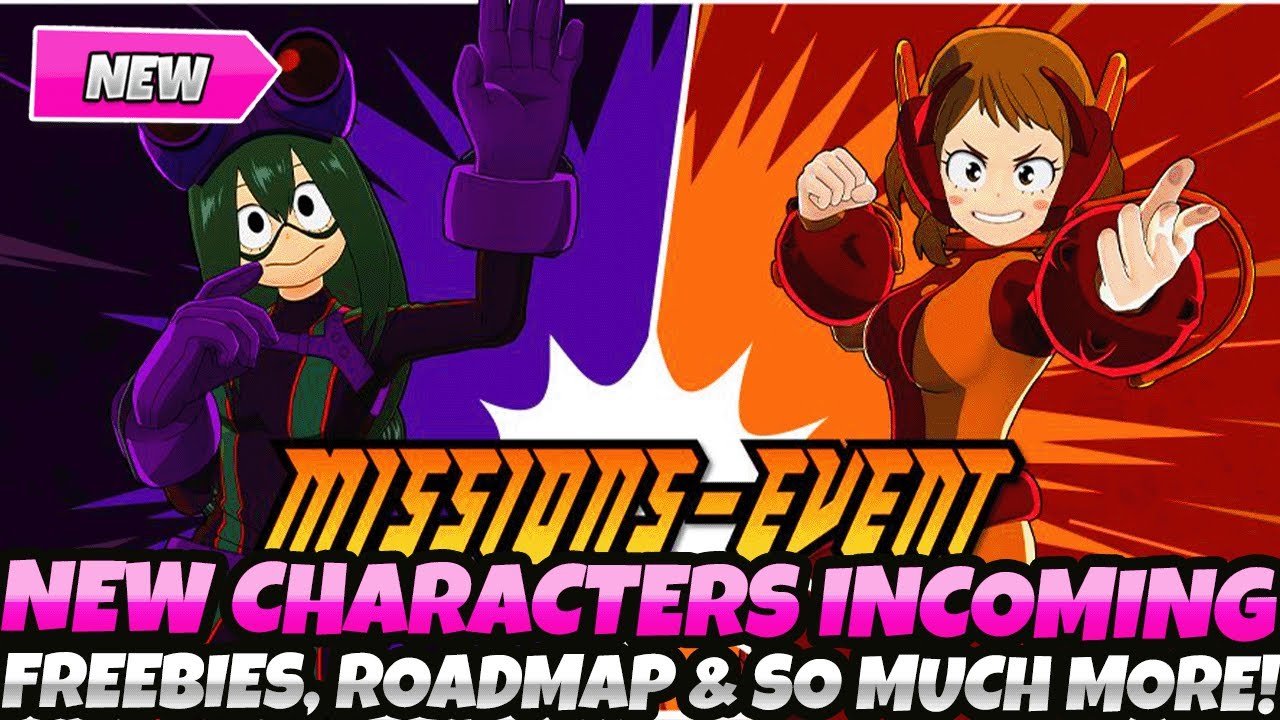*LET'S GOOOOO!* MORE NEW CHARACTERS! BIG LAUNCH FREEBIES! MHA ROADMAP ...