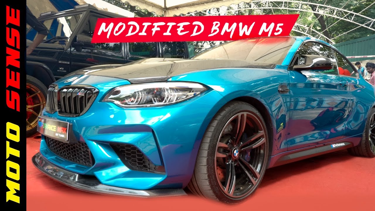 Classy Blue Modified BMW M5 Spotted in Chennai" | Moto Sense EP3! - YouTube