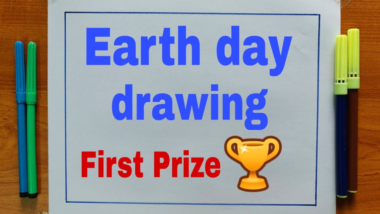 World Earth day drawing for competition| Happy Earth day drawing| World ...