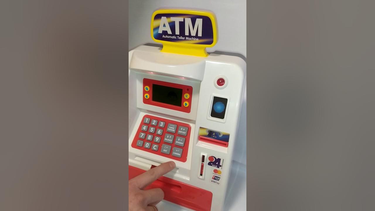 Детский сейф банкомат копилка огромного размера игрушка кассовый ...