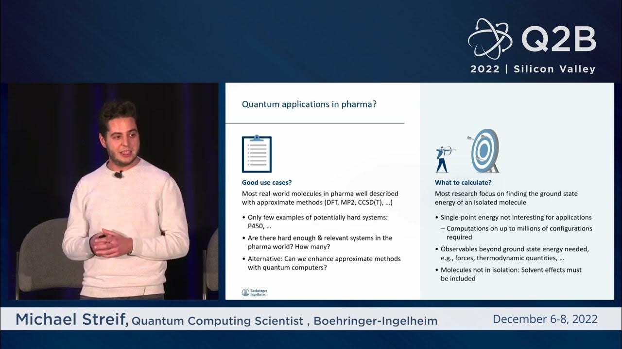 Q2B 2022 SV | Quantum Computing & Pharma – the Perfect Match? | Michael Streif ...