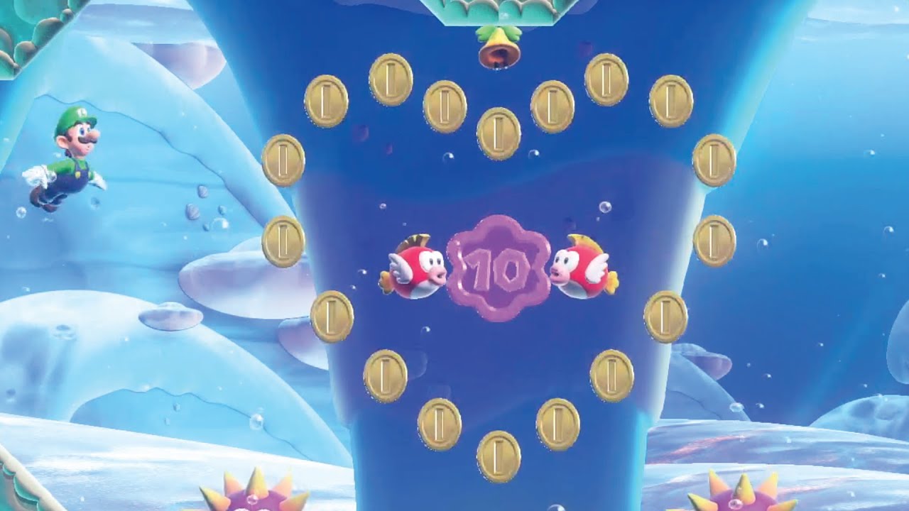 Downpour Uproar: All Purple Coins, Wonder Seeds 100% Walkthrough ...