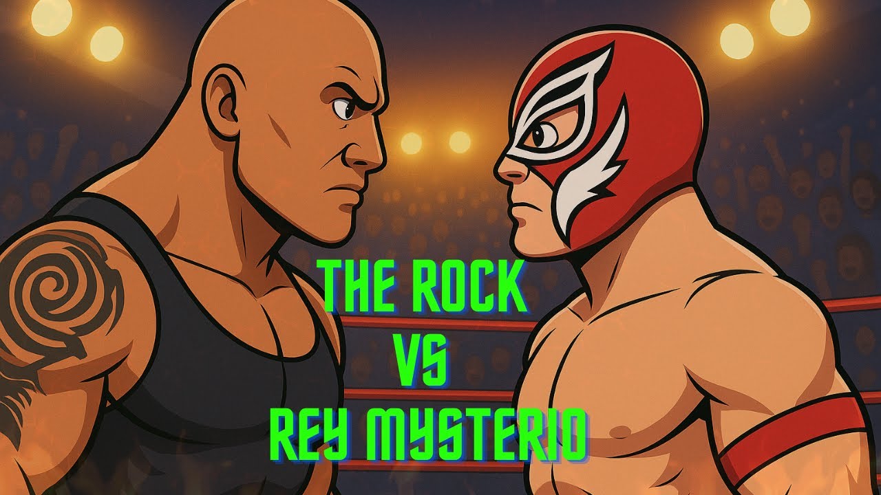 The Rock Vs Rey Mysterio WWE Live 2K25 #shorts #wwe #shortsfeed - YouTube