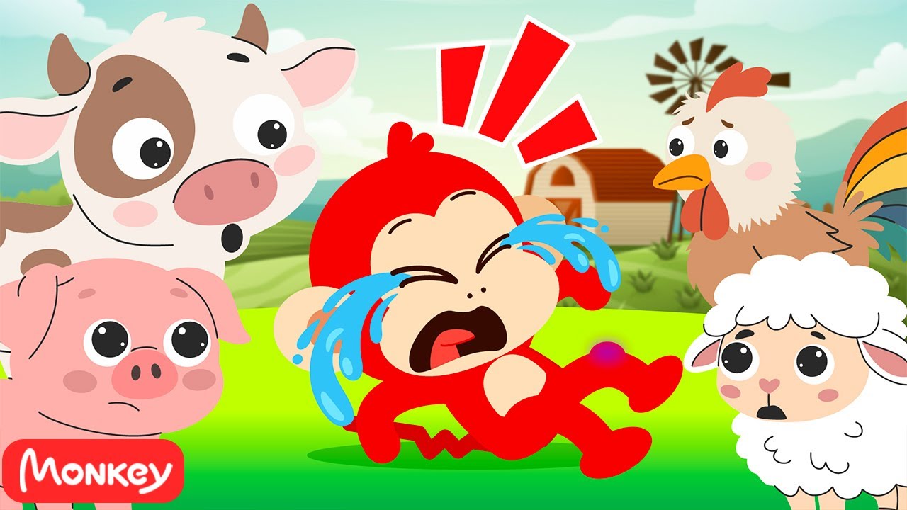 Boo Boo Song 🤕 I Got a Boo Boo! 😭 Monkey Junior Nursery Rhymes & Kids ...