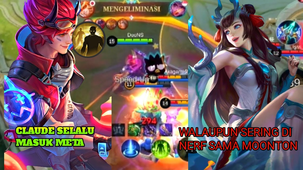 Update!! Cara bermain Claude di patch Terbaru agar menang Laning phase ...