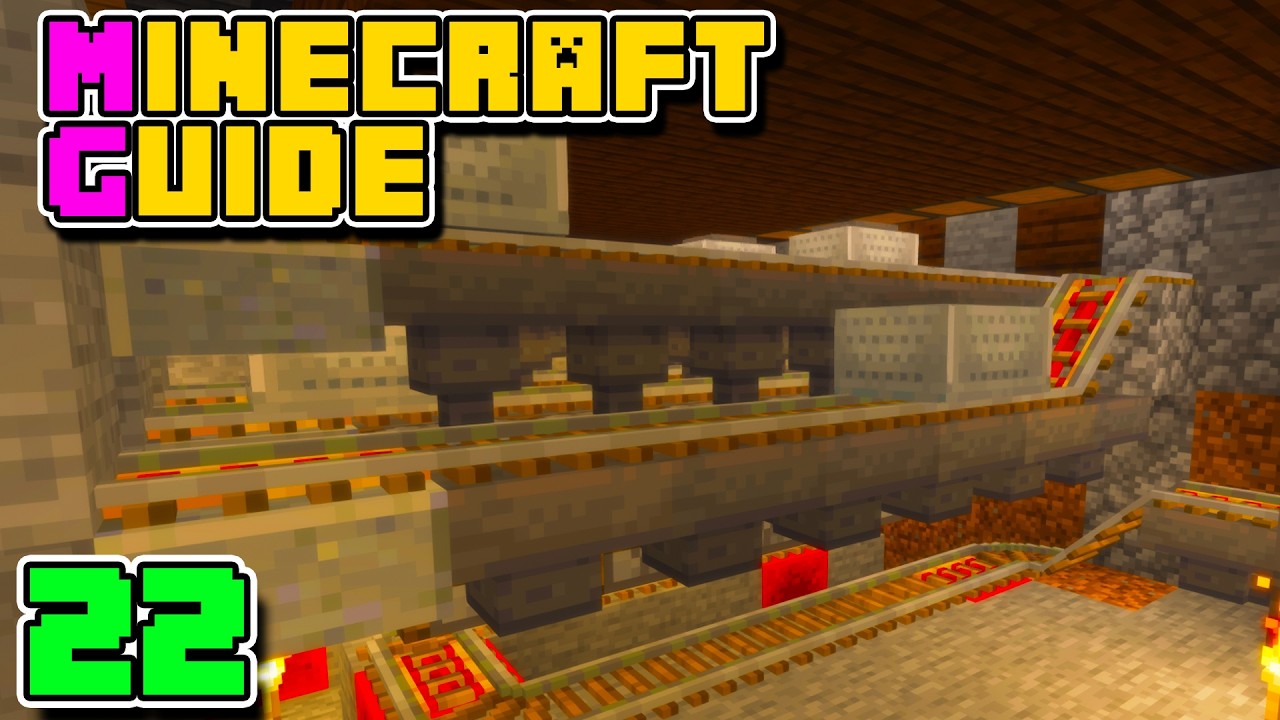 AUTO Furnace EXP Farm in Minecraft 1.21.3 Survival Guide Episode 22 ...