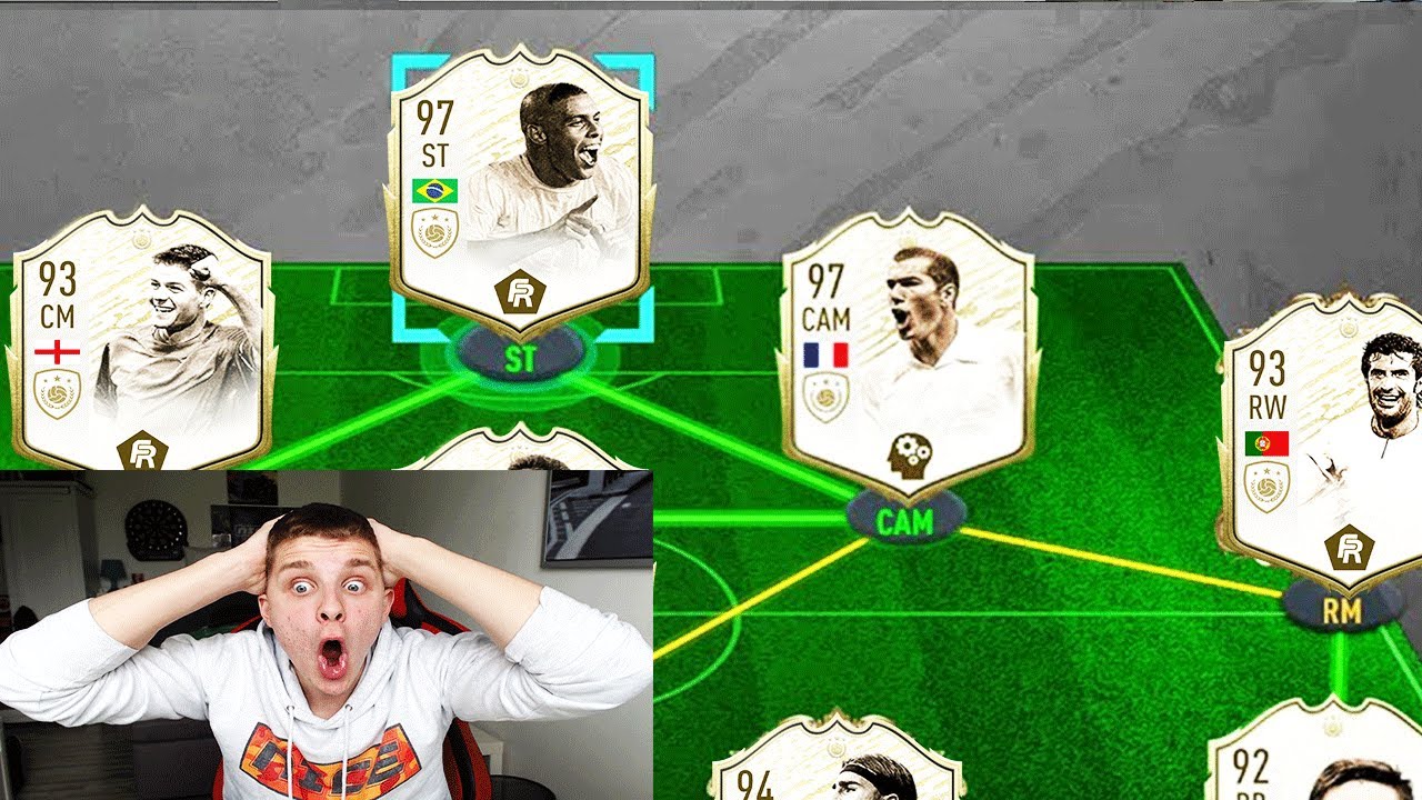 ZIDANE ICON + EUSEBIO PRIME ICON MOMENTS in 195 Rated Fut Draft ...