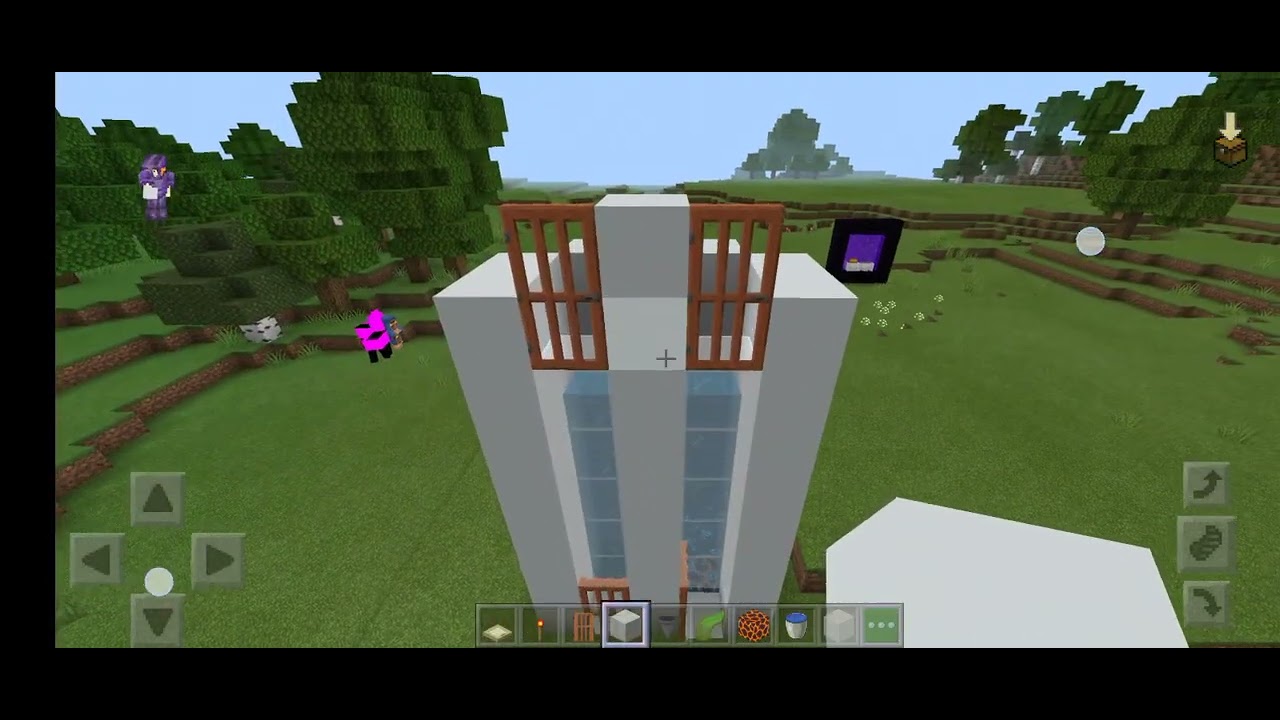 How to build a lift in Minecraft - YouTube