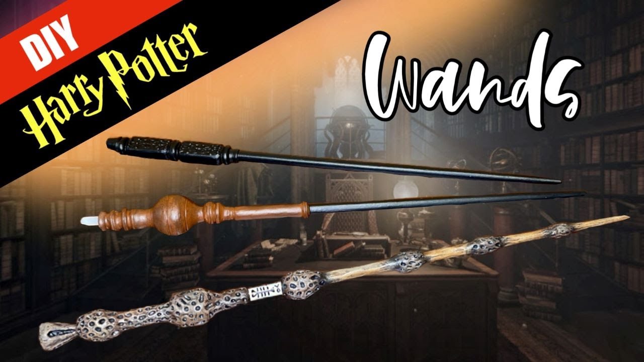 ⚡️Harry Potter DIY: Professors’ Wands - Snape, McGonagall, and ...