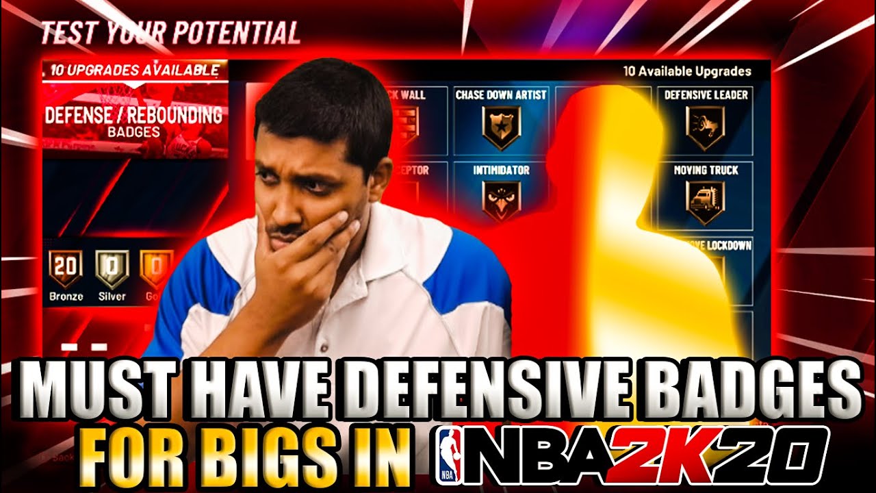BEST INSIDE BIGS BADGES IN NBA2K20 - YouTube