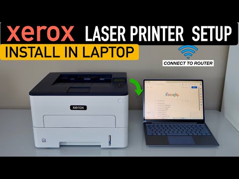 Xerox Printer Wireless Setup Windows Laptop !