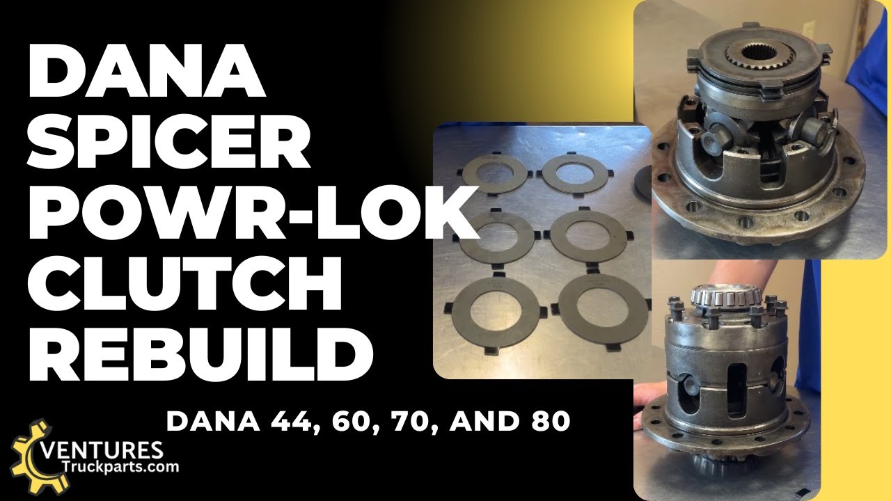 Dana Spicer Powr-Lok Clutch Rebuild Dana 44, 60, 70, Or 80 How To DIY - YouTube