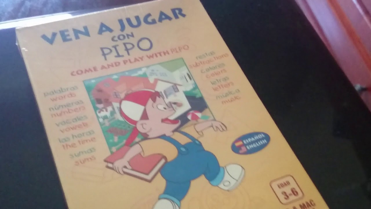 Ven a jugar con Pipo (Come and Play with Pipo) CD-ROM unboxing - YouTube