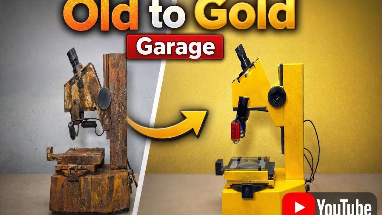 Very Old Rusty Microscope Restoration - YouTube