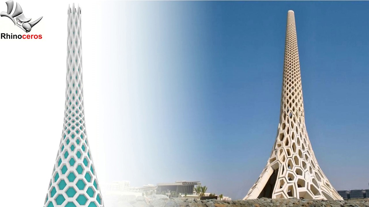 Grasshopper Tutorial - KAUST's Breakwater Beacon - YouTube