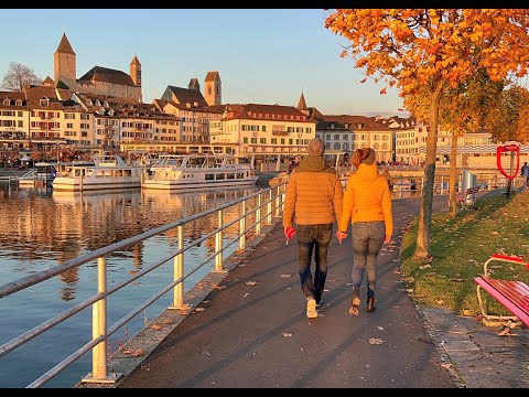 Rapperswil-Jona (Part 2)I Beautiful town in Switzerland I On lake Zurich I Swiss Life I 4K