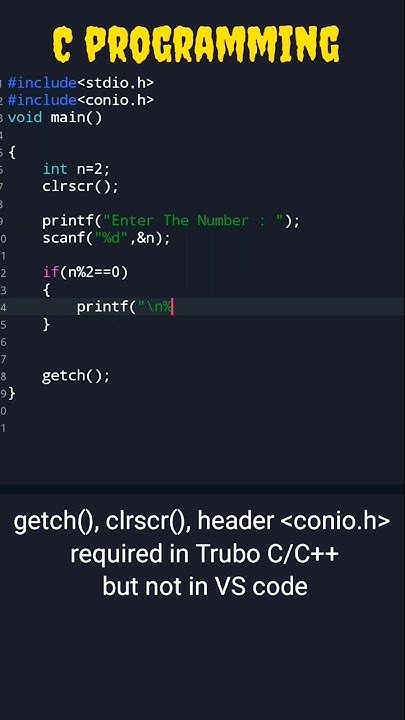 Determine Even Odd Integer using C programming | C language #beginners #c #coding #cse #btech ...