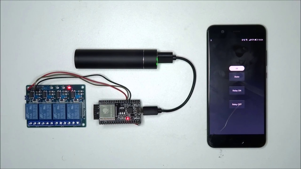 Remotely Controlling ESP32 Using DroidScript App Over WiFi - YouTube