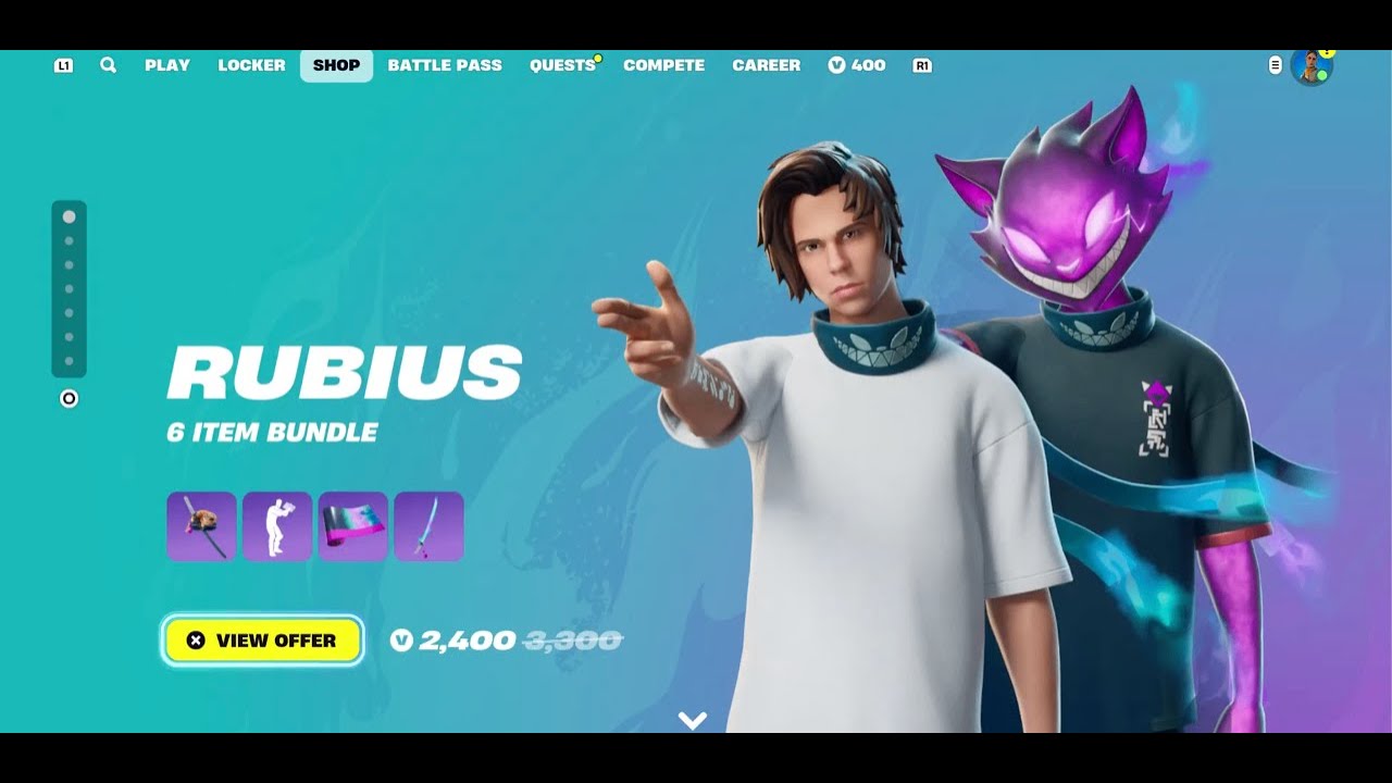 *NEW* RUBIUS SKIN IN FORTNITE ITEM SHOP 🔥 - YouTube