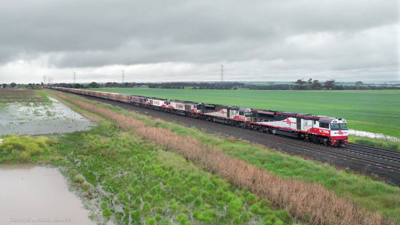 SCT 3PM9 Mixed Freight Train With Five Diesel Locomotives (22/10/2022 ...