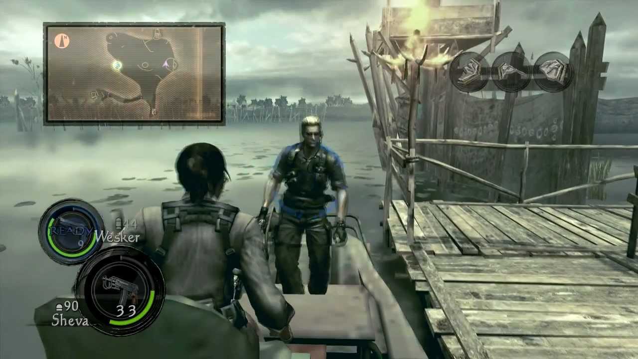 Let's Survive - Resident Evil 5 - (Part 5) - Swamp of Rage - YouTube