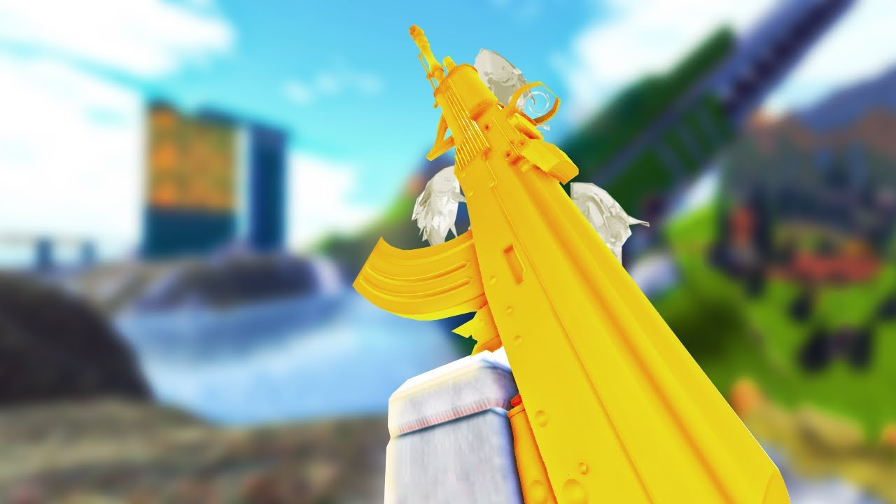 The GOLDEN AK In Aimblox (Roblox, Aimblox) - YouTube