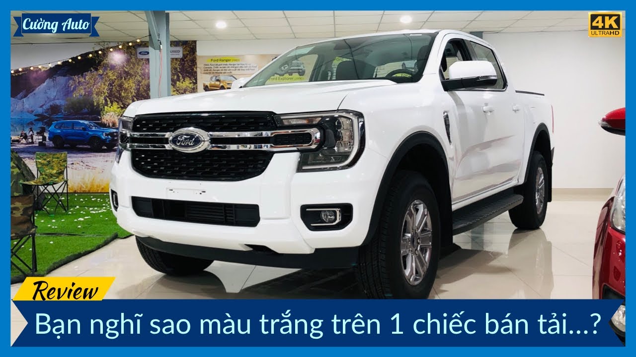 FORD RANGER XLT AT 4x4 ALLNEW 2023 màu trắng. - YouTube