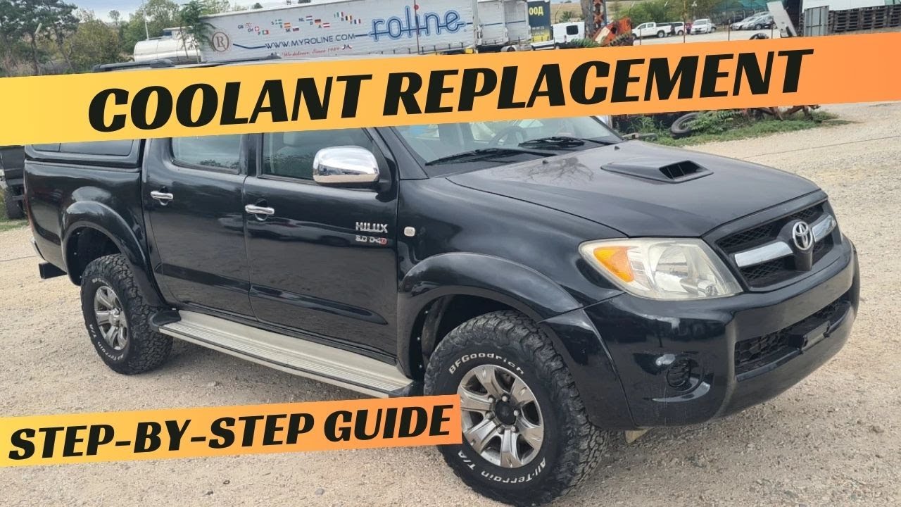 Toyota Hilux AN10 AN20 AN30 Coolant replacement / Cooling System ...