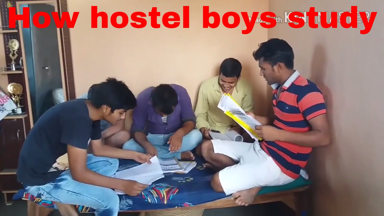 How hostel boys study ! Bachelors study ! Group Study ! How boys study ...