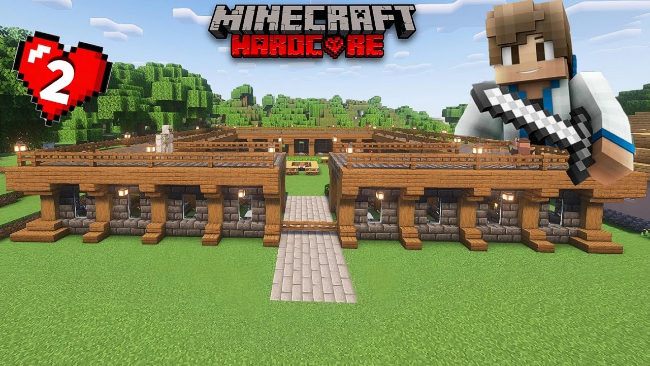 I MADE ULTIMATE TRADING HALL 🔥 || MINECRAFT HARDCORE EP2 1.21.4 [HINDI ...