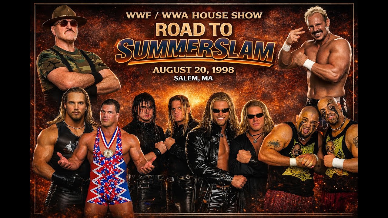 Road to SummerSlam 1998: WWF House Show in Salem, MA: Hardy Boyz, Edge ...