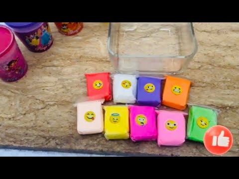 New magic with clay and emojis amazing magic - YouTube