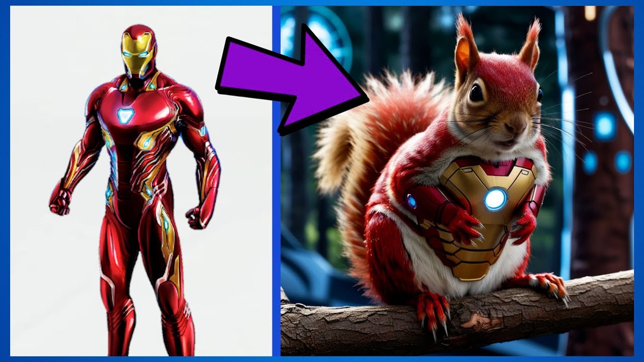 AVENGERS But SQUIRREL 🐿️ VENGERS 🔥 All Characters (marvel & DC) 2024💥 ...