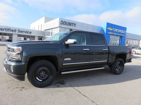 2017 Silverado High Country 4WD Graphite Metallic - YouTube