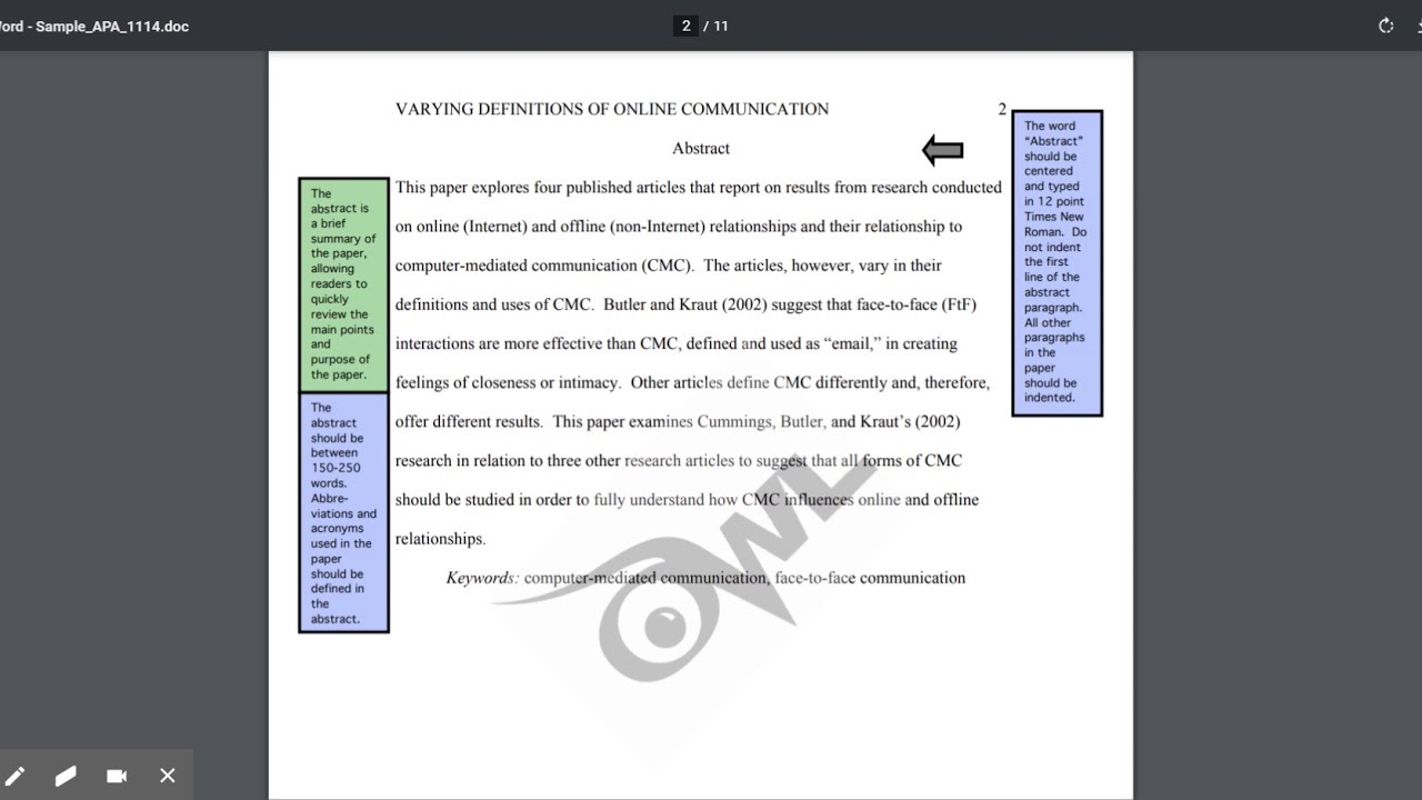 APA format - YouTube
