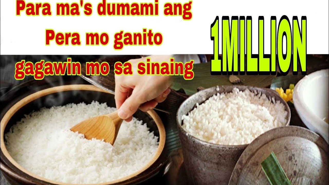 Pera ma's dumami ang Pera mo gawin ito sa sinaing-apple Paguio1 - YouTube