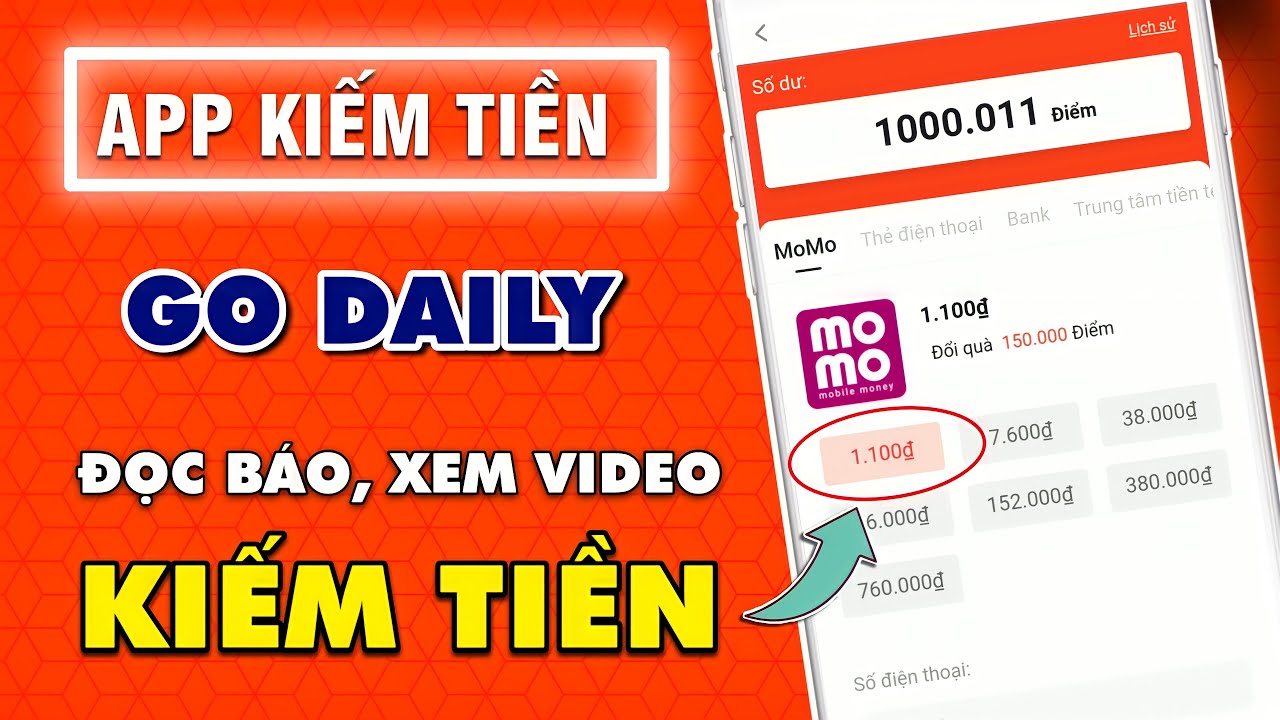 Cách Kiếm Tiền Online Với App Go Daily - App Đọc Báo Kiếm Tiền Miễn Phí ...