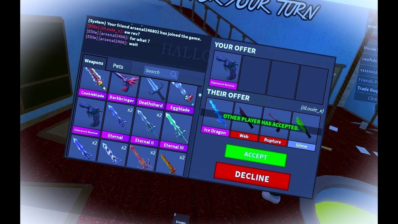 Mm2 trades #21 - YouTube