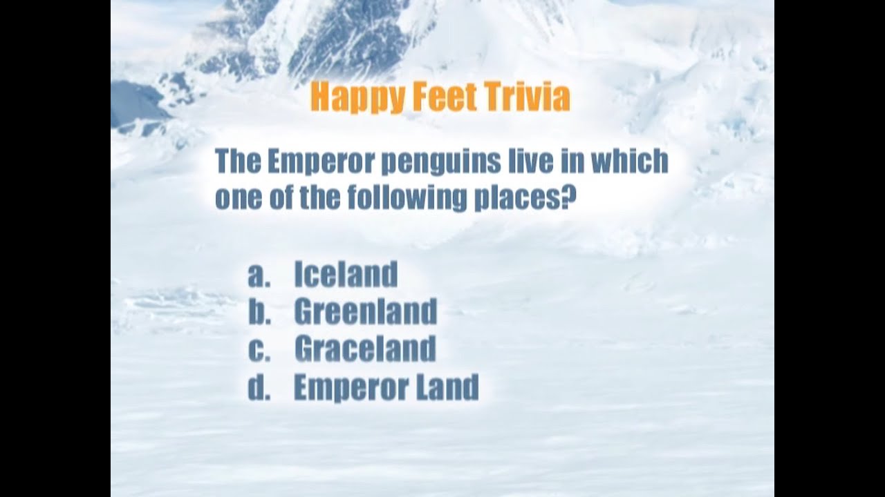 Blockbuster Happy Feet Trivia segment #2 (2006) - YouTube
