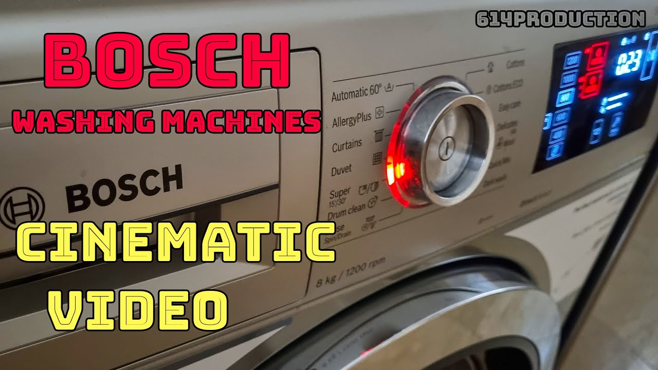 BOSCH washing machines l Cinematic l - YouTube