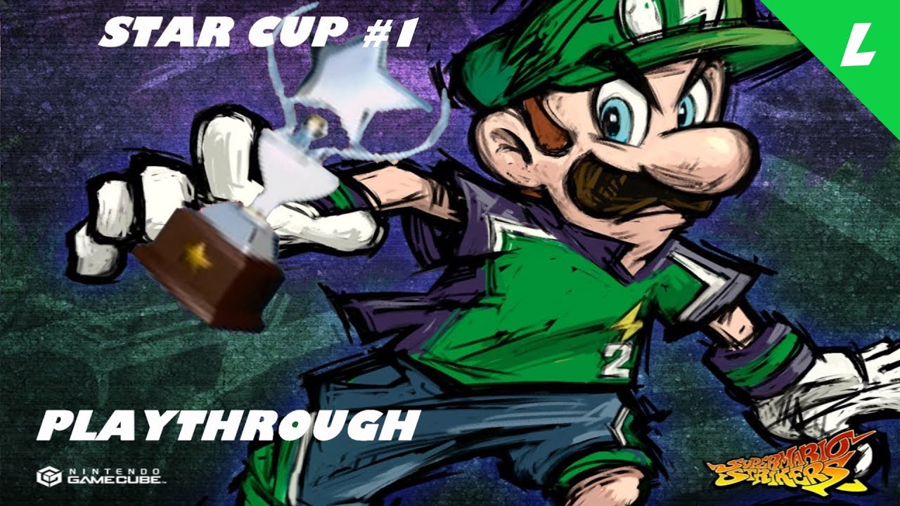 "Star Cup Luigi" Part 1/2 Super Mario Strikers | Mario Smash Football ...