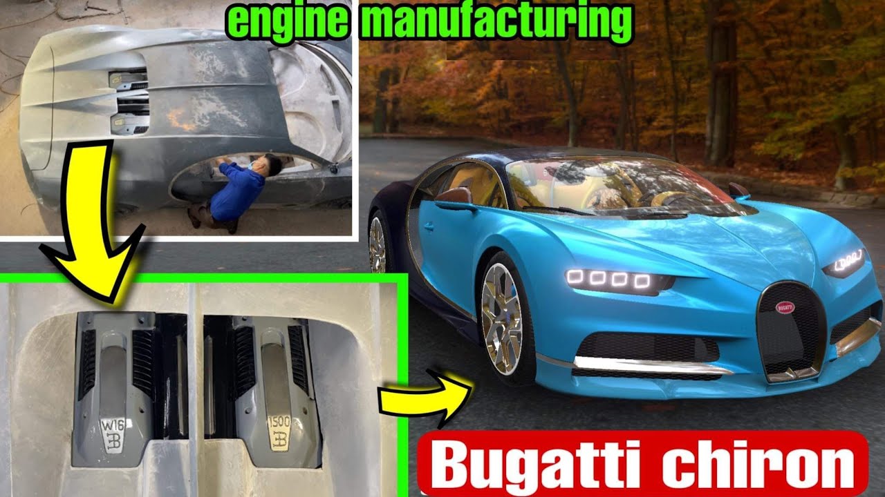 Bugatti has completed the engine | The simple homemade Bugatti fited ...