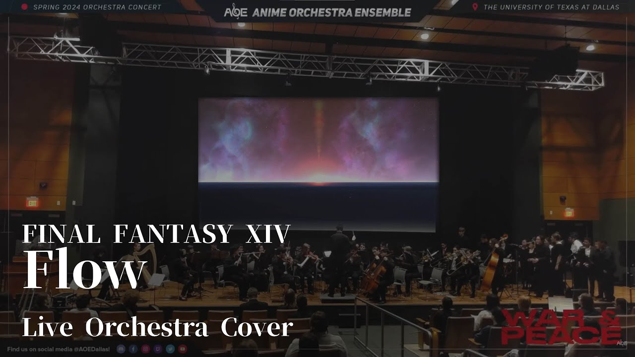 Final Fantasy XIV - Flow【Live Orchestra Cover】 - YouTube