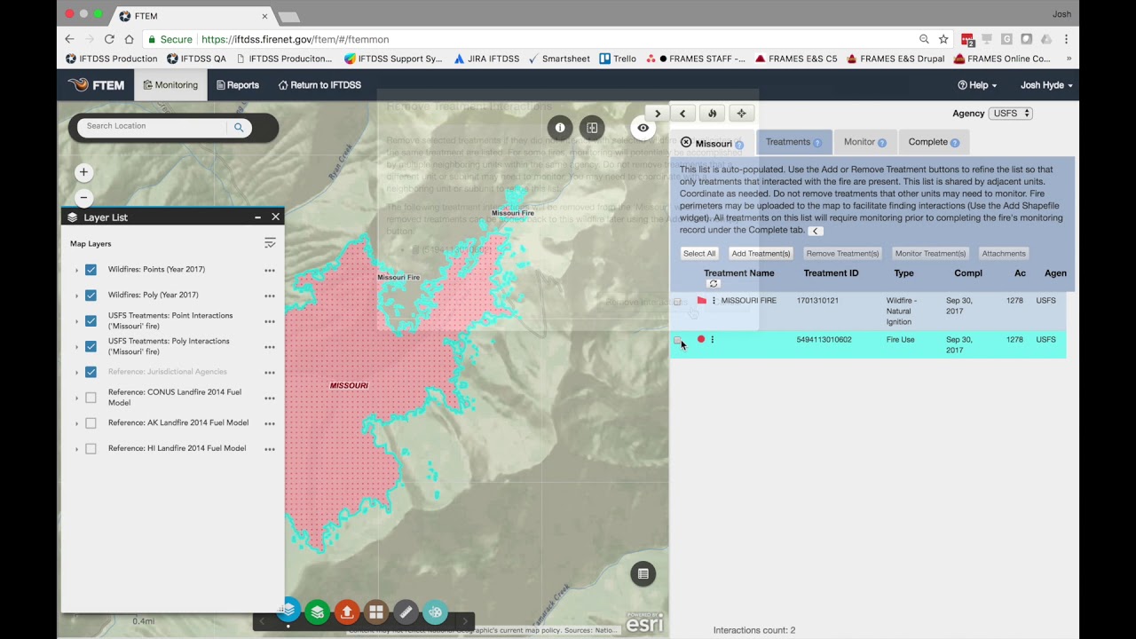 Fuels Treatment Effectiveness Monitoring (FTEM) Release Summer 2018 ...