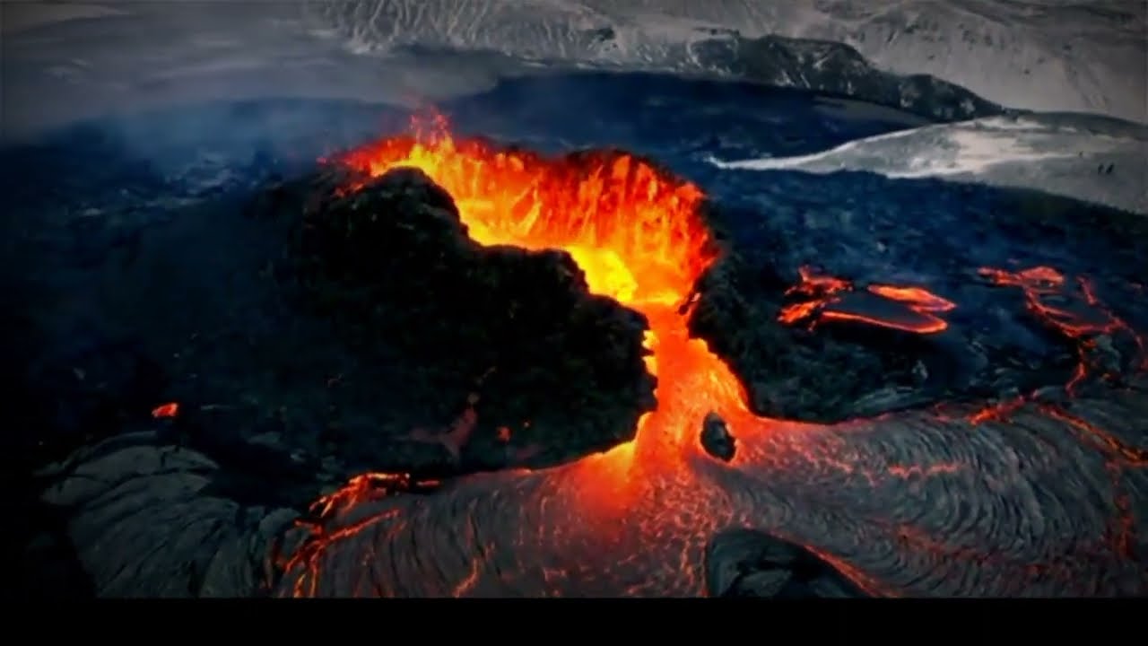 Lava panas Mengalir sangat indah - YouTube