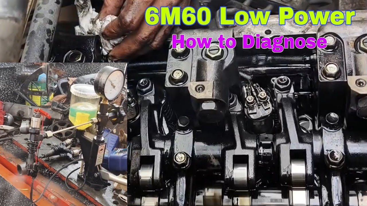 Mitsubishi Fighter 6M60 Low Power hoe to Diagnose - YouTube