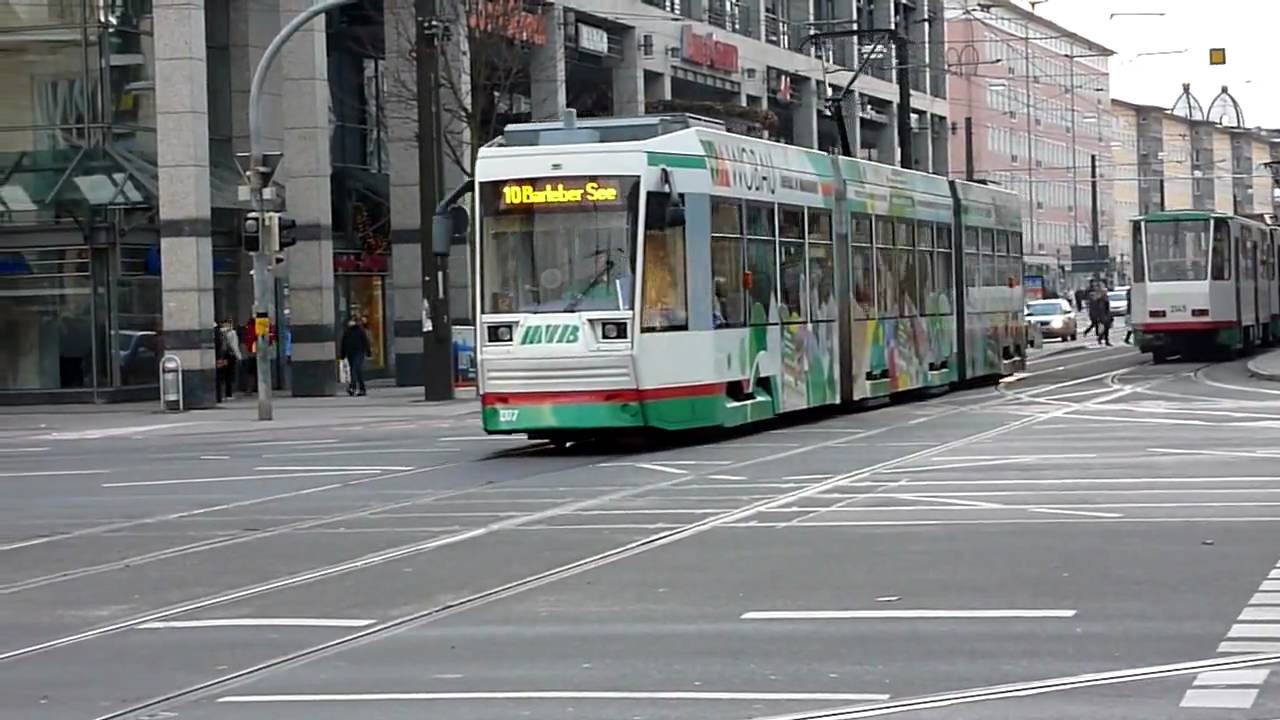Straßenbahn Magdeburg Tram (HD) - YouTube