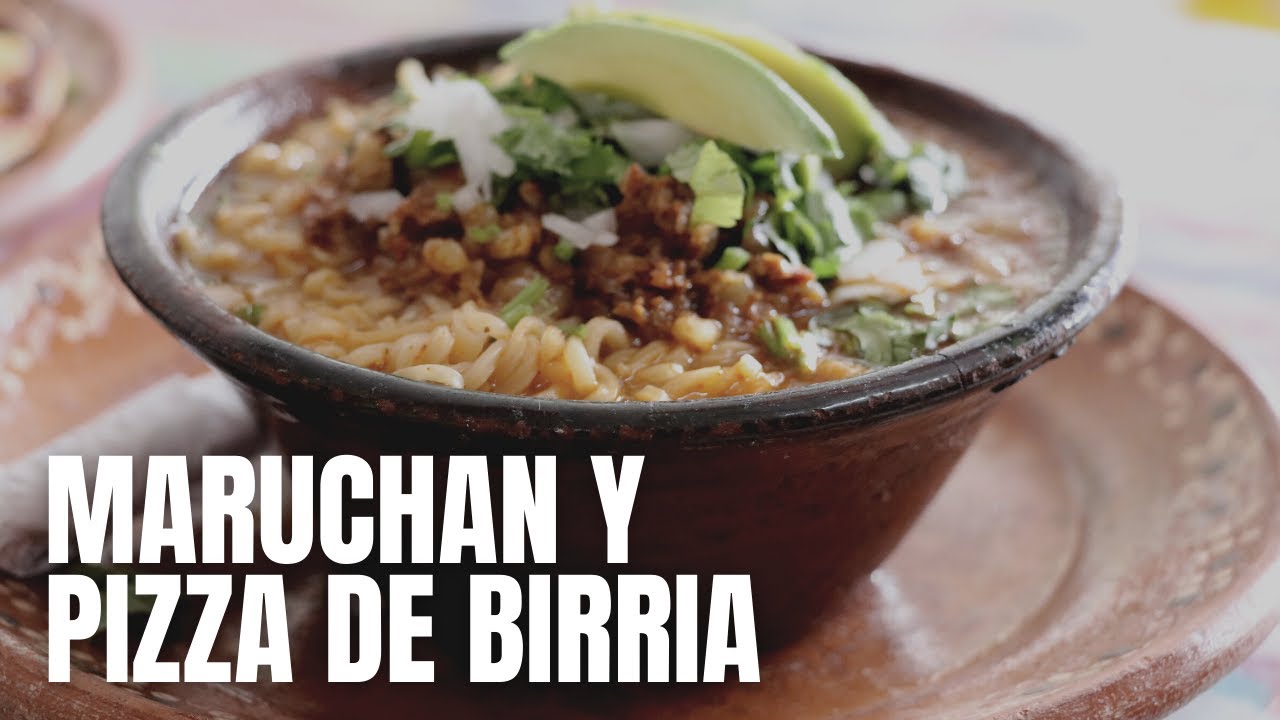 Se hacen VIRALES las MARUCHAN con BIRRIA en IXTAPALUCA - YouTube