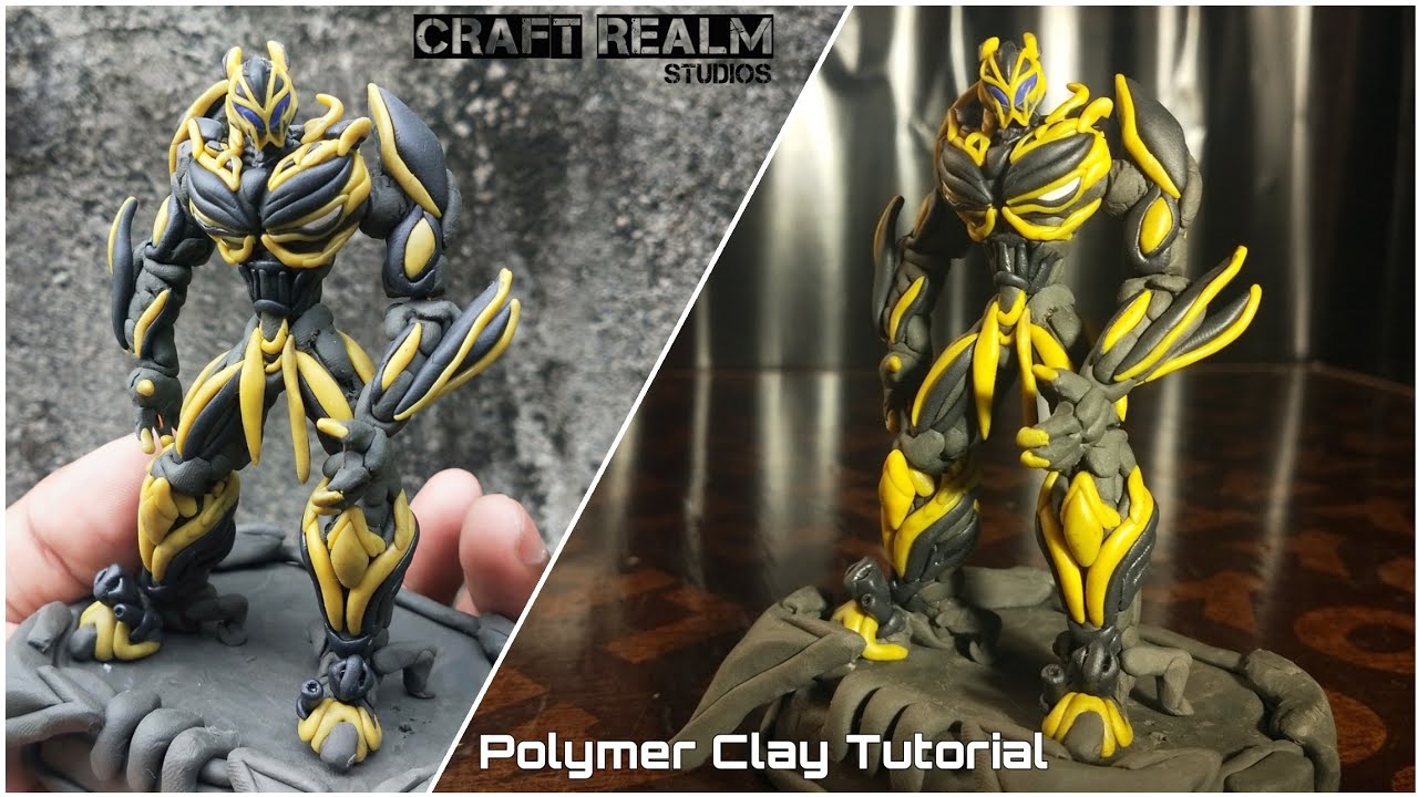 How to Make Bumblebee from Transformers Age of Extinction using clay ...