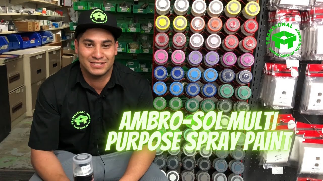 MULTIPURPOSE SPRAY PAINT AMBR-SOL - YouTube